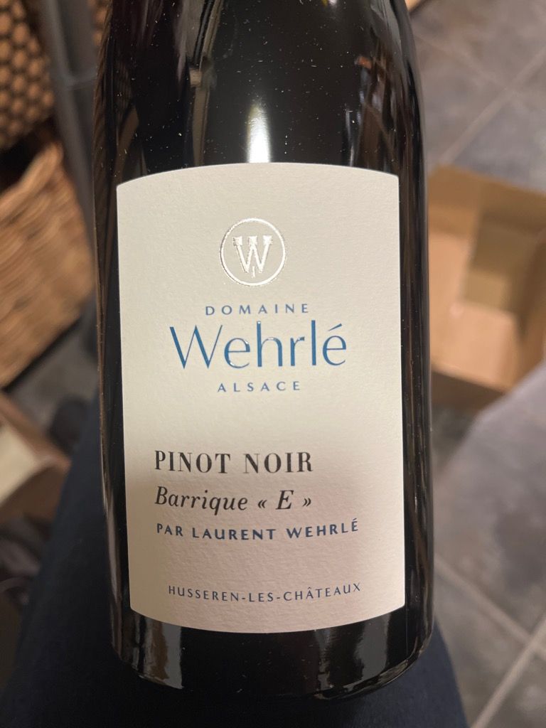 2020 Domaine Wehrle Pinot Noir Barrique "E", France, Alsace - CellarTracker