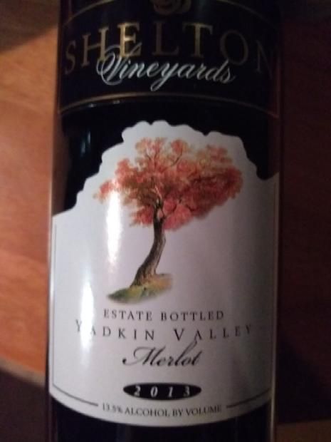 2012 Shelton Vineyards Merlot, USA, North Carolina - CellarTracker