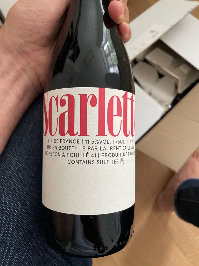 2023 Laurent Saillard Vin de France Scarlette, France, Vin de France - CellarTracker