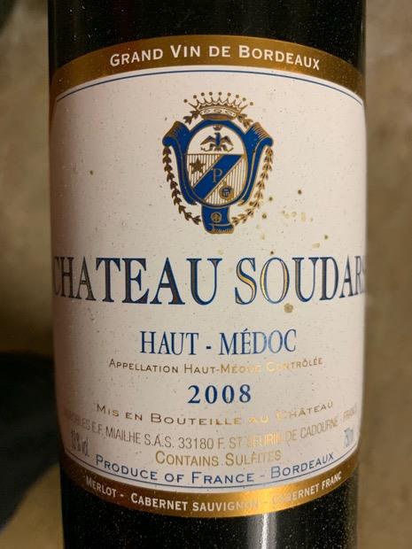 2008 Château Soudars, France, Bordeaux, Médoc, Haut-Médoc - CellarTracker