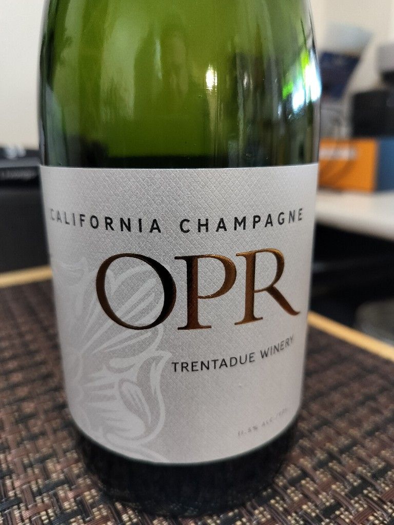 NV Trentadue Winery California Champagne OPR, USA, California ...