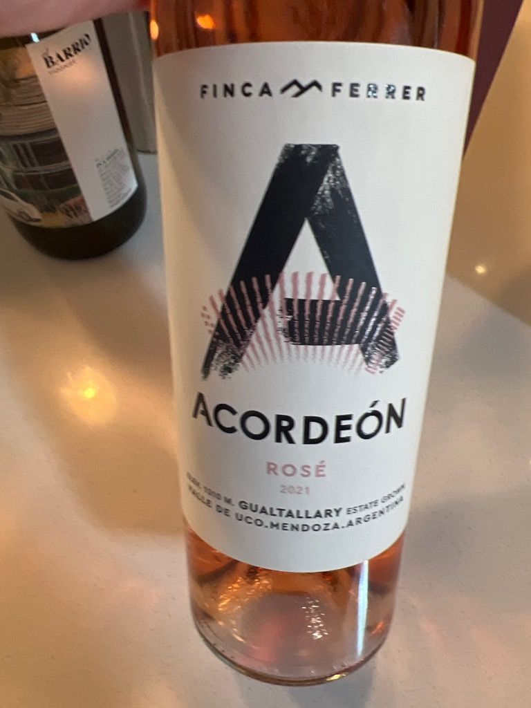 2021 Finca Ferrer Malbec Acordeon, Argentina, Mendoza, Valle de Uco ...