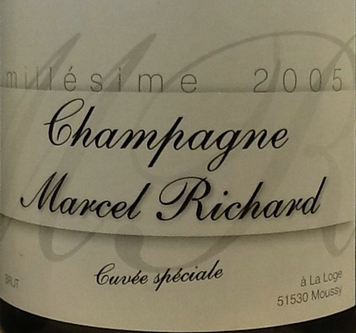 2005 Marcel Richard Champagne Cuvée Spéciale, France, Champagne ...