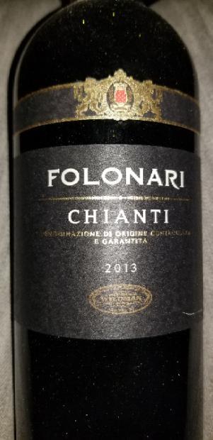 2013 Folonari Chianti, Italy, Tuscany, Chianti - CellarTracker
