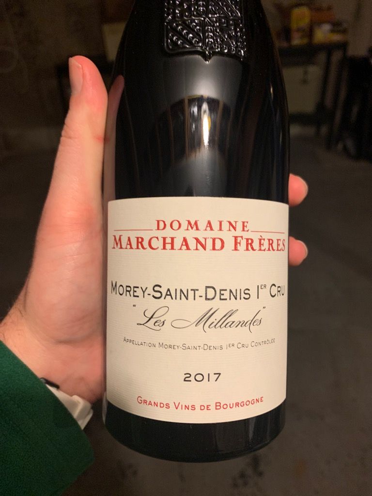 2018 Domaine Marchand Freres Morey St. Denis 1er Cru Les Millandes ...