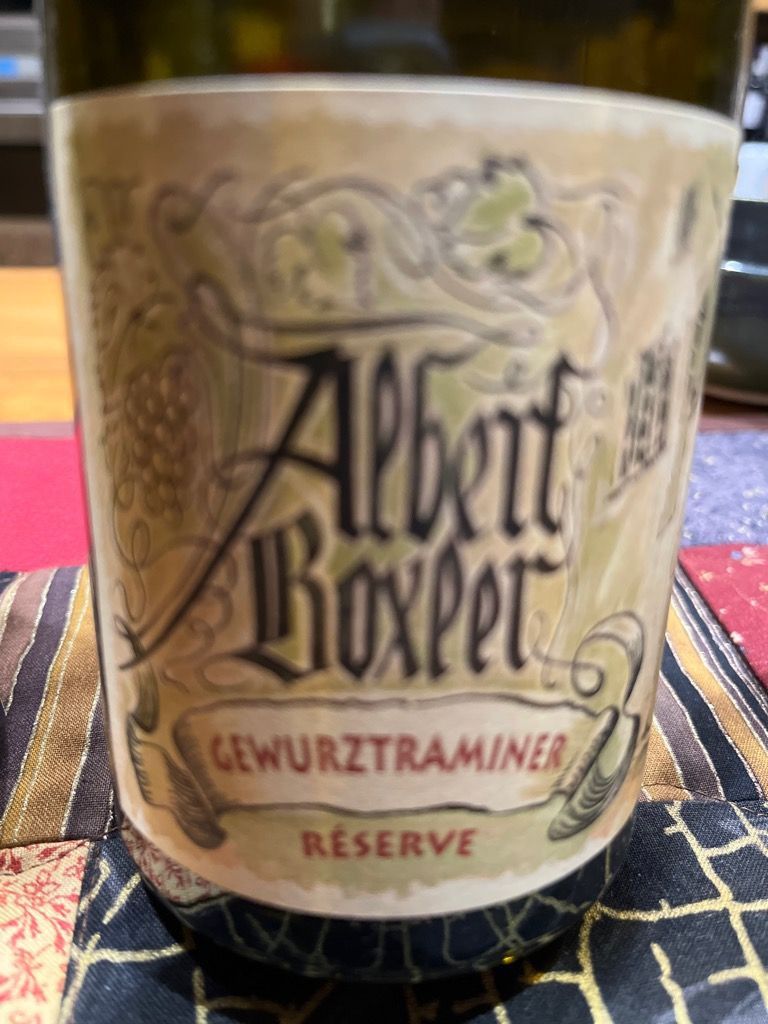 2021 Albert Boxler Gewurztraminer Reserve, France, Alsace - CellarTracker