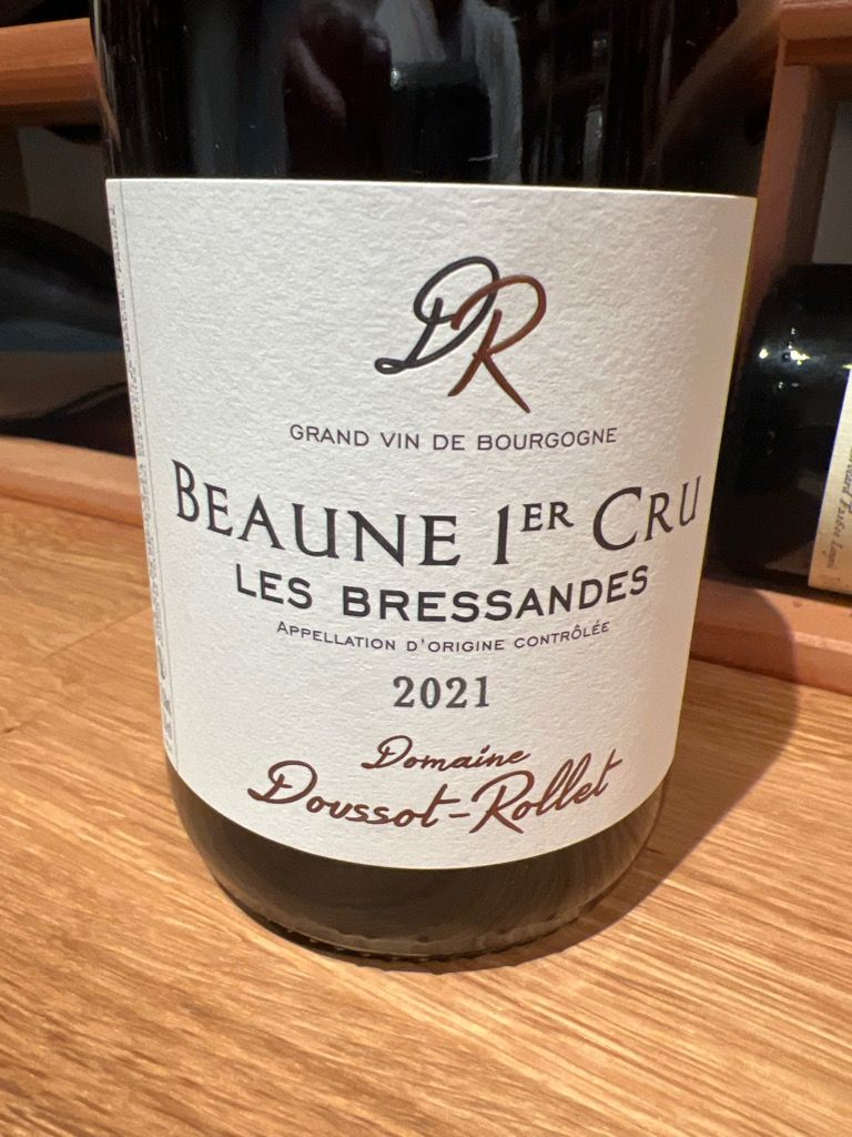 2021 Doussot Rollet Beaune 1er Cru Bressandes, France, Burgundy, Côte de Beaune, Beaune 1er Cru ...