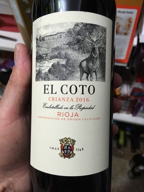 2016 Bodegas El Coto Rioja Crianza, Spain, La Rioja, Rioja - CellarTracker