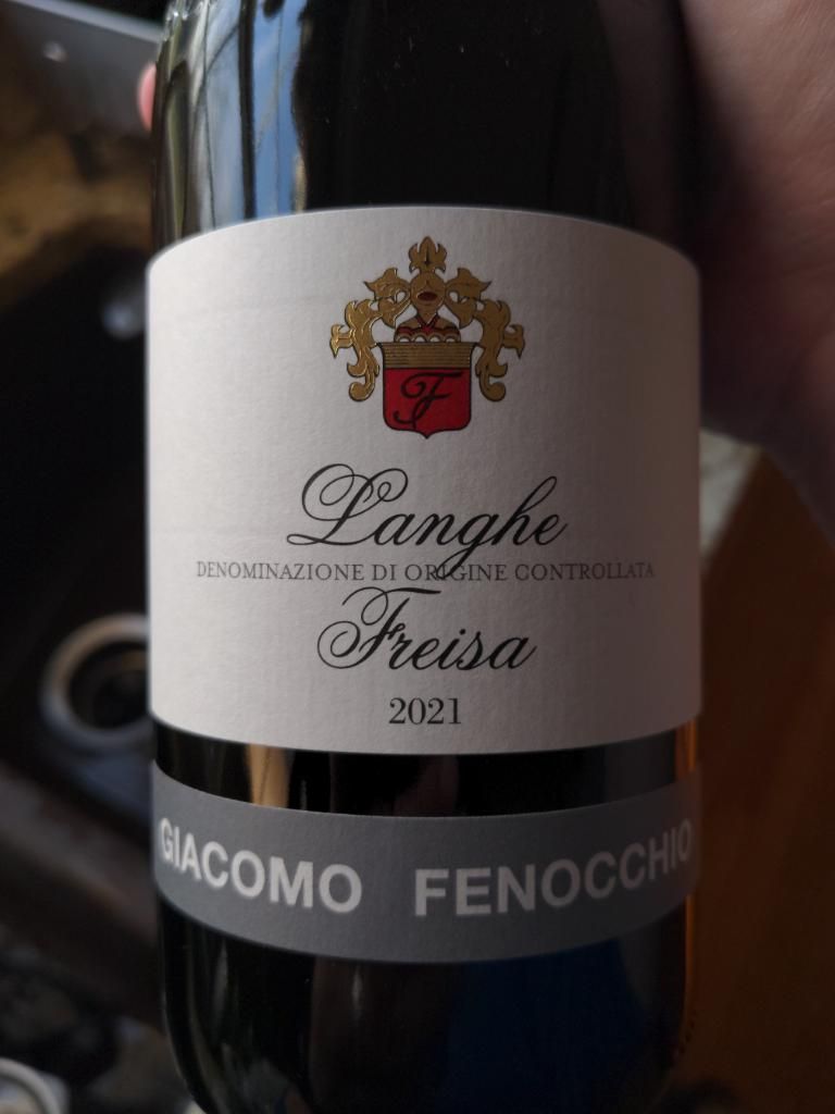 2021 Giacomo Fenocchio Langhe Freisa, Italy, Piedmont, Langhe, Langhe ...