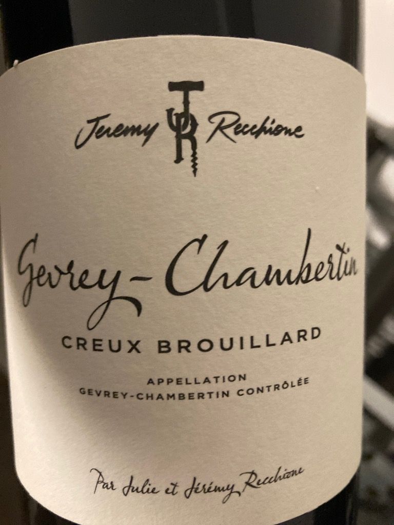 2020 Jérémy Recchione Gevrey-Chambertin Creux Brouillard, France ...
