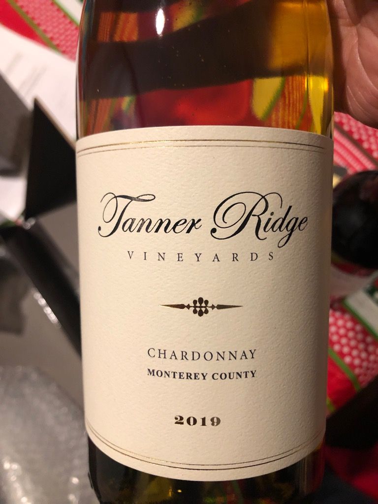 2019 Tanner Ridge Chardonnay, USA, California - CellarTracker