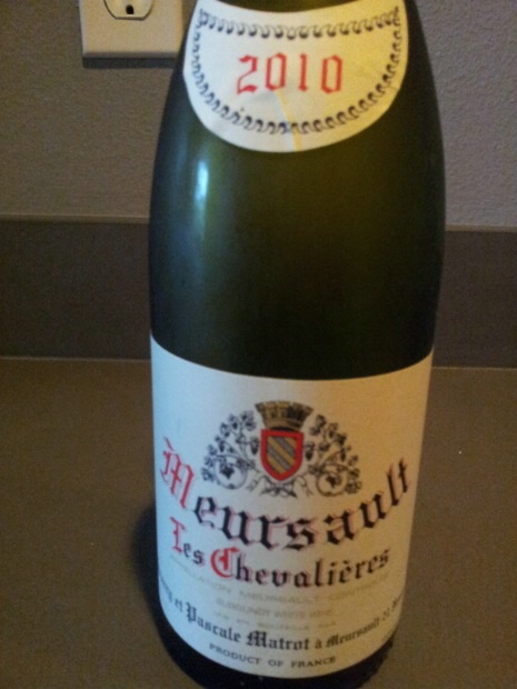 2010 Domaine Matrot Meursault Les Chevalières, France, Burgundy, Côte ...