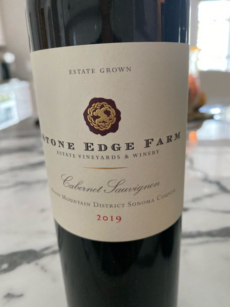 2010 Stone Edge Farm Cabernet Sauvignon Moon Mountain District, USA ...