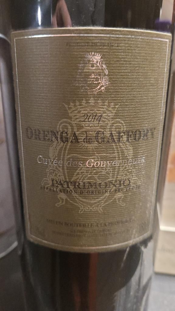 2014 Orenga de Gaffory Patrimonio Cuvée des Gouverneurs, France ...