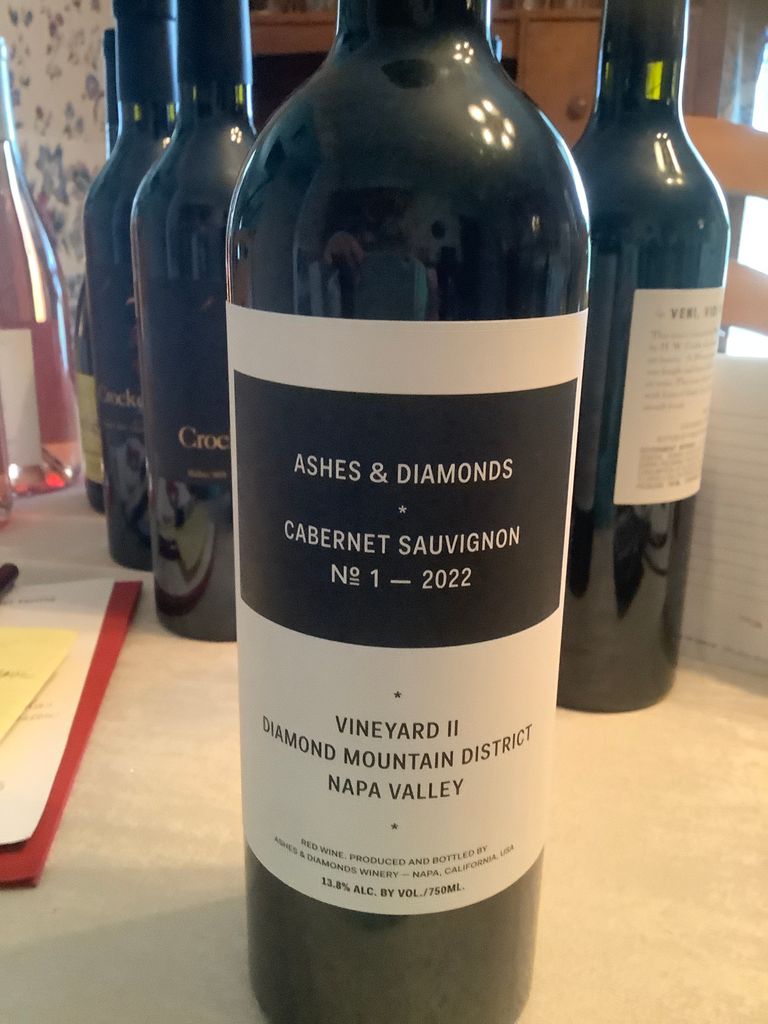 2016 Ashes & Diamonds Cabernet Sauvignon No. 1 Vineyard II, USA ...