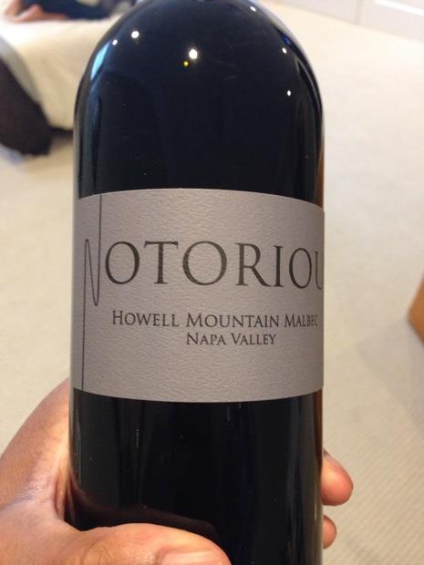 2014 Nice Malbec Notorious, USA, California, Napa Valley, Howell ...