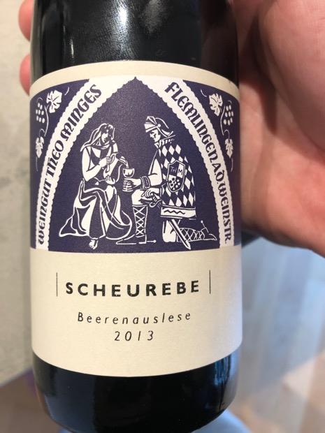 2012 Theo Minges Scheurebe, Germany, Pfalz - CellarTracker