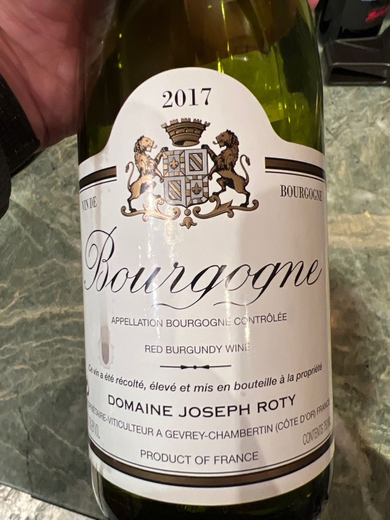 2018 Domaine Joseph Roty Bourgogne, France, Burgundy, Bourgogne ...