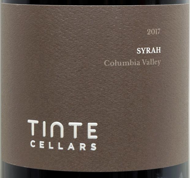 2017 Tinte Cellars Syrah, USA, Washington, Columbia Valley - CellarTracker
