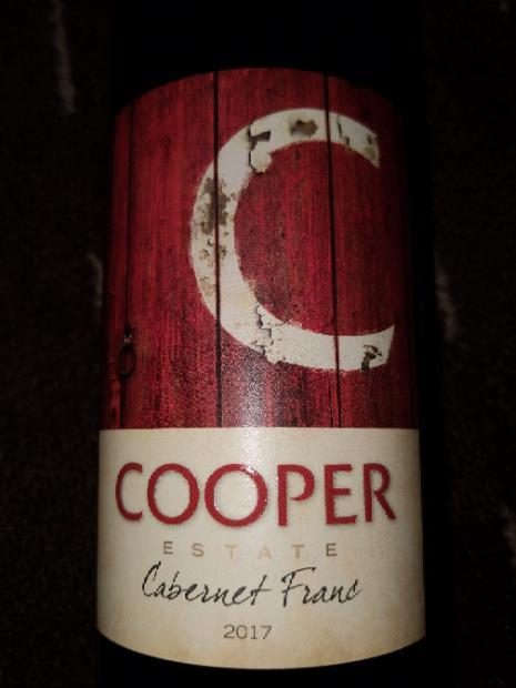 2017 Cooper Wine Company Cabernet Franc Estate, USA, Washington ...