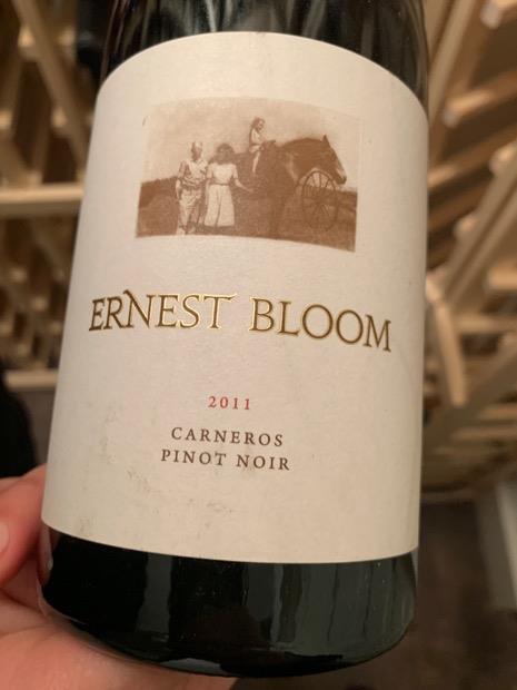2011 Ernest Bloom Pinot Noir, USA, California, Napa / Sonoma, Carneros ...