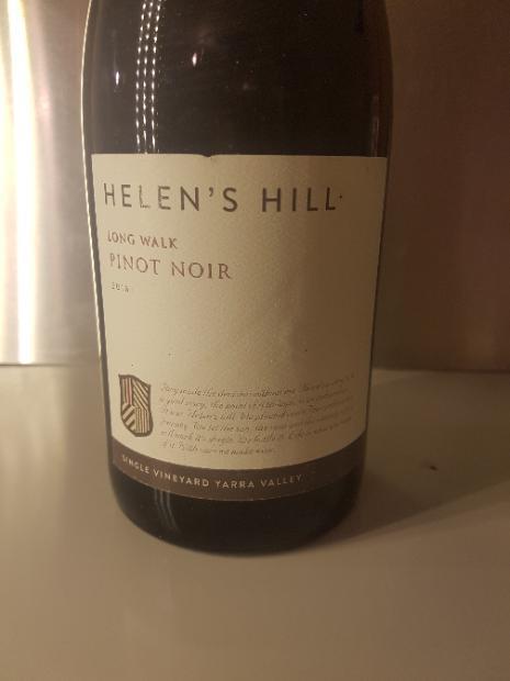 2014 Helen's Hill Pinot Noir Long Walk Single Vineyard, Australia ...