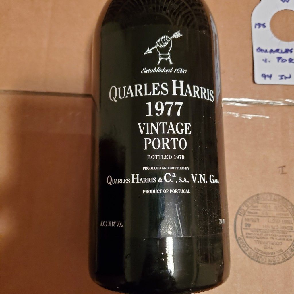 1979 Quarles Harris Porto Late Bottled Vintage, Portugal, Douro, Porto ...