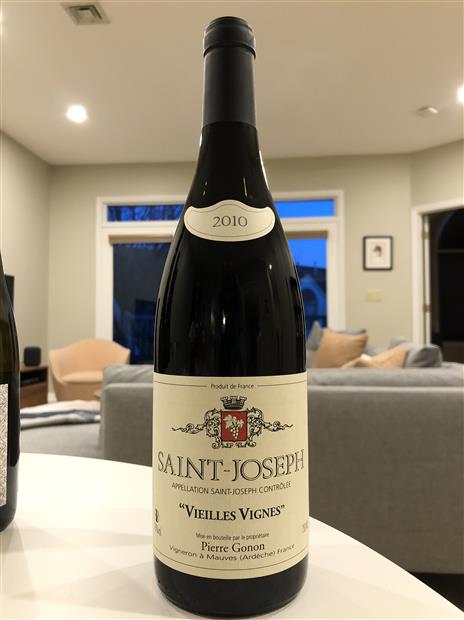 2018 Pierre Gonon St. Joseph Vieilles Vignes, France, Rhône, Northern ...