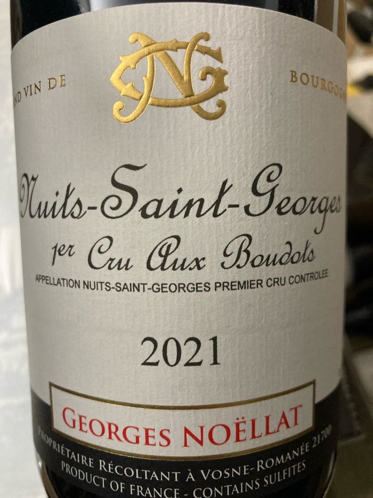 2022 Georges Noellat Nuits St. Georges 1er Cru Aux Boudots, France ...
