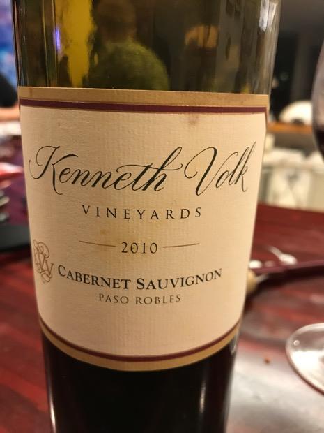 2010 Kenneth Volk Cabernet Sauvignon Starr Ranch, USA, California ...