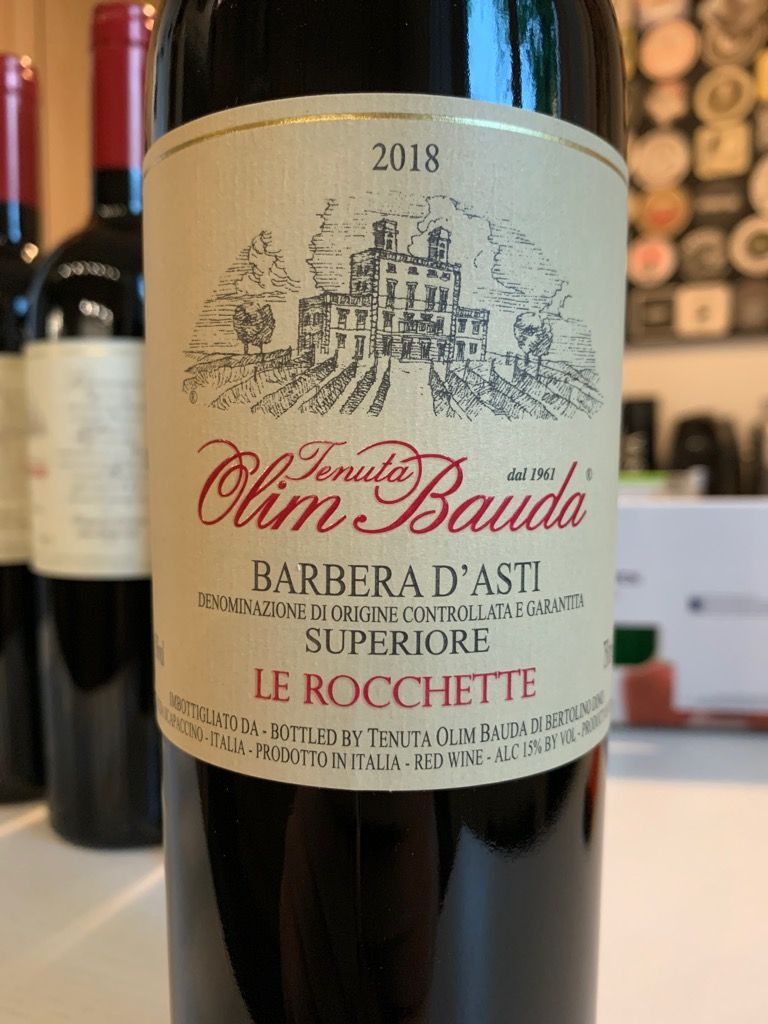 2018 Tenuta Olim Bauda Barbera d'Asti Superiore Le Rocchette, Italy ...