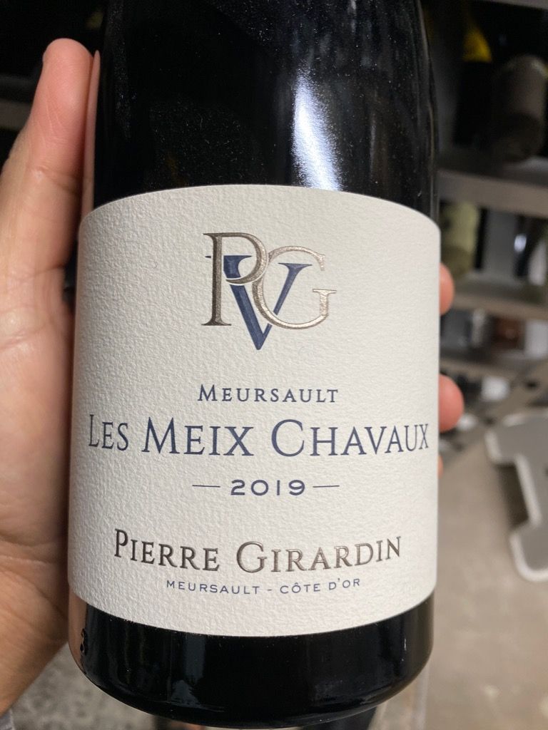 2018 Pierre Girardin Meursault Les Meix Chavaux, France, Burgundy, Côte ...