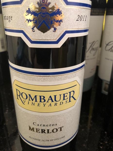 2011 Rombauer Vineyards Merlot Carneros, USA, California, Napa / Sonoma ...