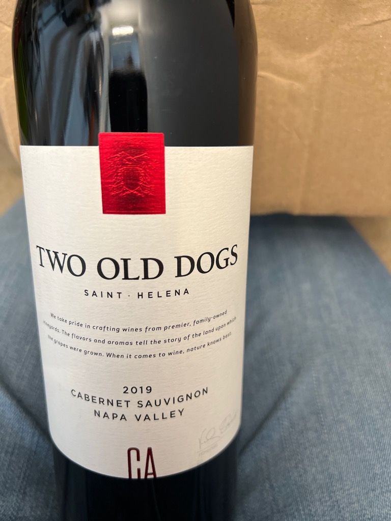 2019 Two Old Dogs Cabernet Sauvignon, USA, California, Napa Valley ...