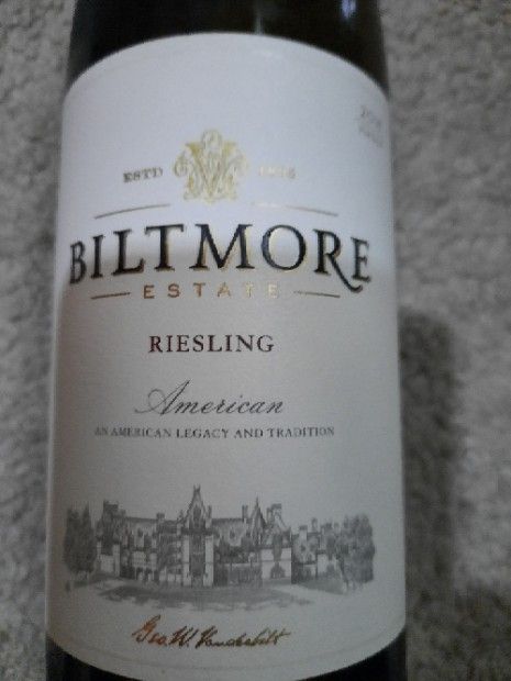 2018 Biltmore Estate American Riesling, USA, North Carolina - CellarTracker