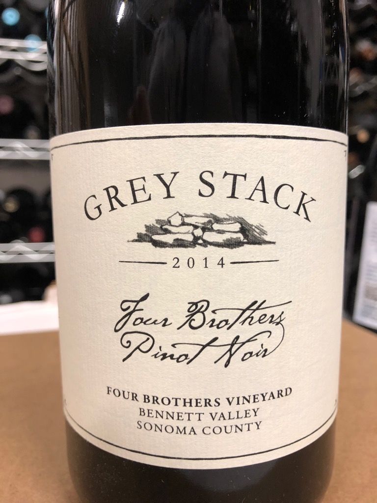2014 Grey Stack Cellars Pinot Noir Four Brothers, USA, California ...