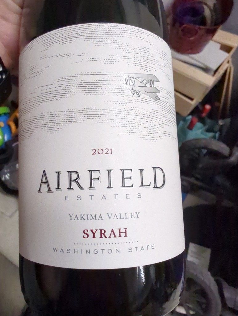 2022 Airfield Estates Syrah, USA, Washington, Columbia Valley, Yakima ...