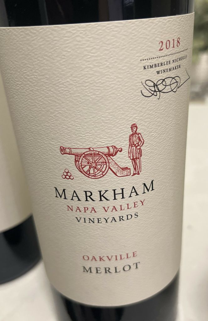 2018 Markham Merlot Oakville, USA, California, Napa Valley, Oakville ...