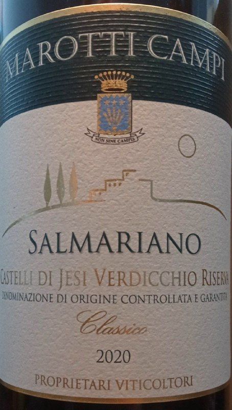 2020 Marotti Campi Verdicchio dei Castelli di Jesi Classico Riserva ...