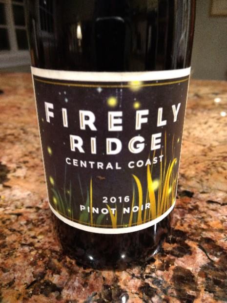 2012 Firefly Ridge Pinot Noir Central Coast, USA, California, Central ...
