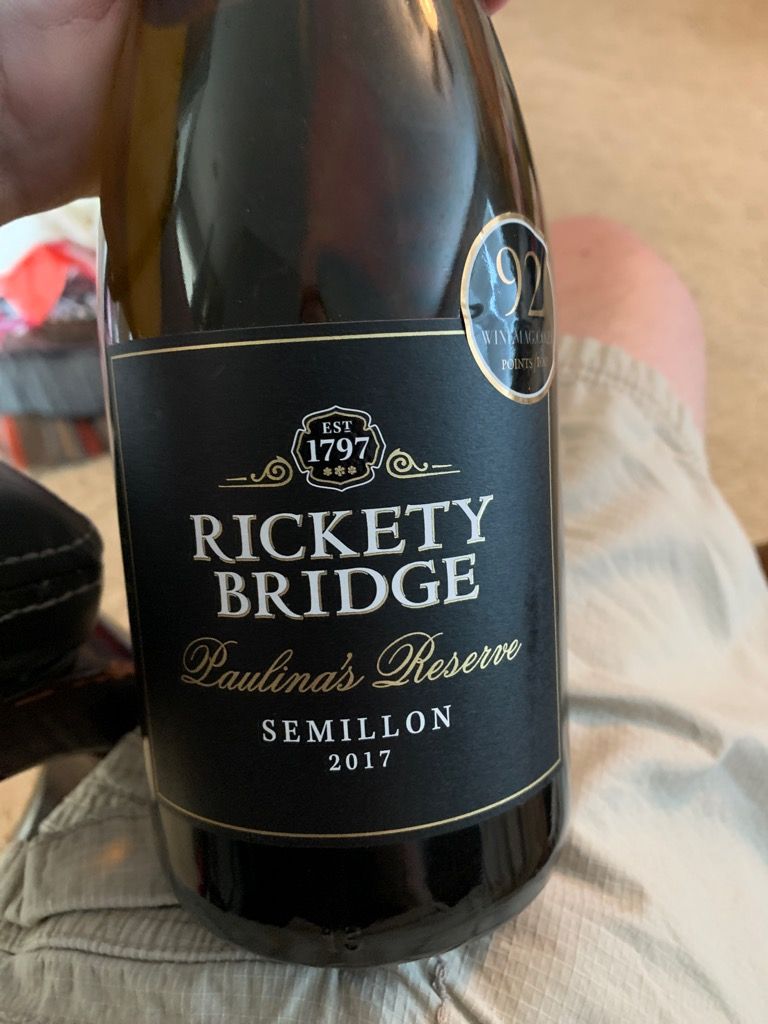 2020 Rickety Bridge Sémillon Paulina's Reserve, South Africa, Coastal ...