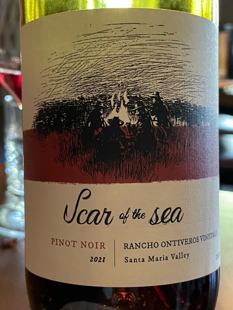 2020 Scar of the Sea Wines Pinot Noir Rancho Ontiveros Vineyard, USA ...