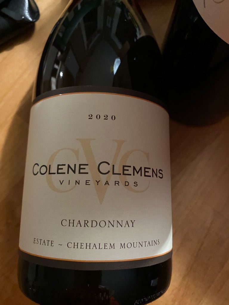 2020 Colene Clemens Chardonnay Estate Chehalem Mountains, USA, Oregon ...