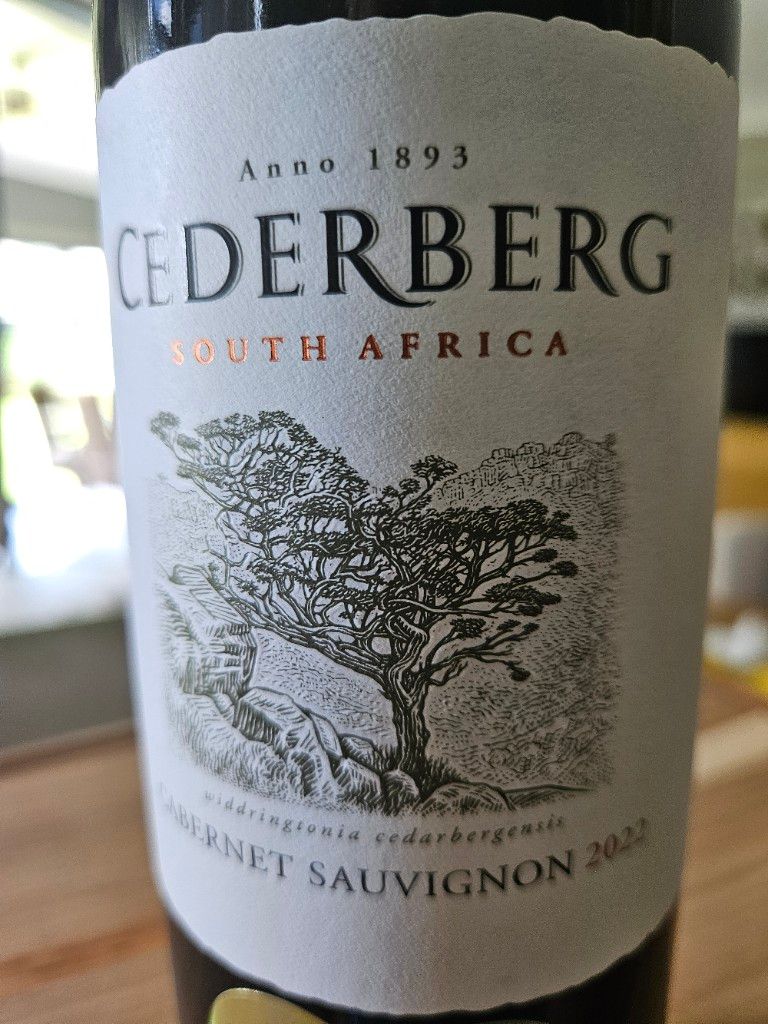 2022 Cederberg Cabernet Sauvignon, South Africa, Olifants River ...
