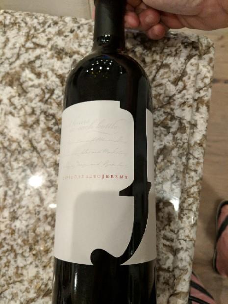 2016 Jeremy Wine Company Sangiovese, USA, California, Central Valley ...