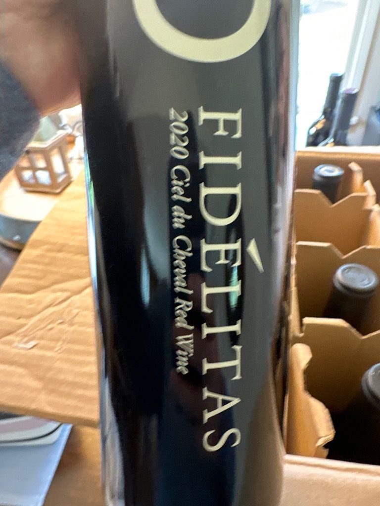 2021 Fidelitas Red Wine Ciel du Cheval Vineyard, USA, Washington ...