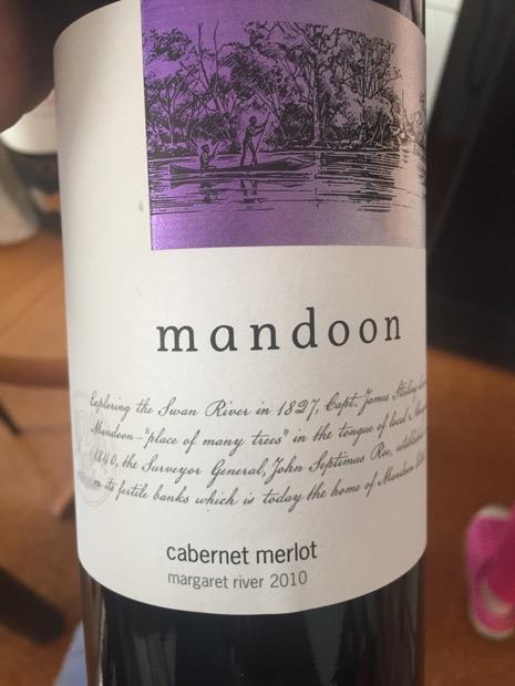 2012 Mandoon Estate Cabernet Merlot, Australia, Western Australia ...