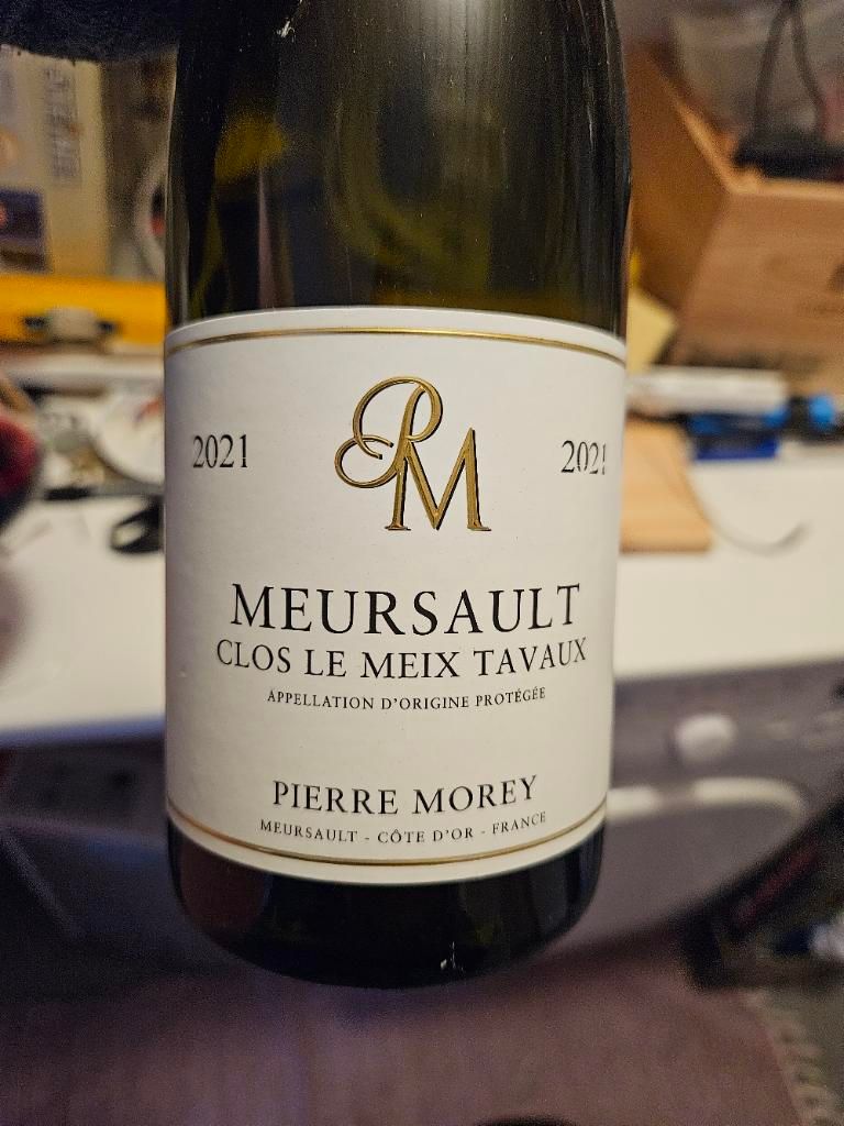 2021 Pierre Morey Meursault Clos le Meix Tavaux, France, Burgundy, Côte ...