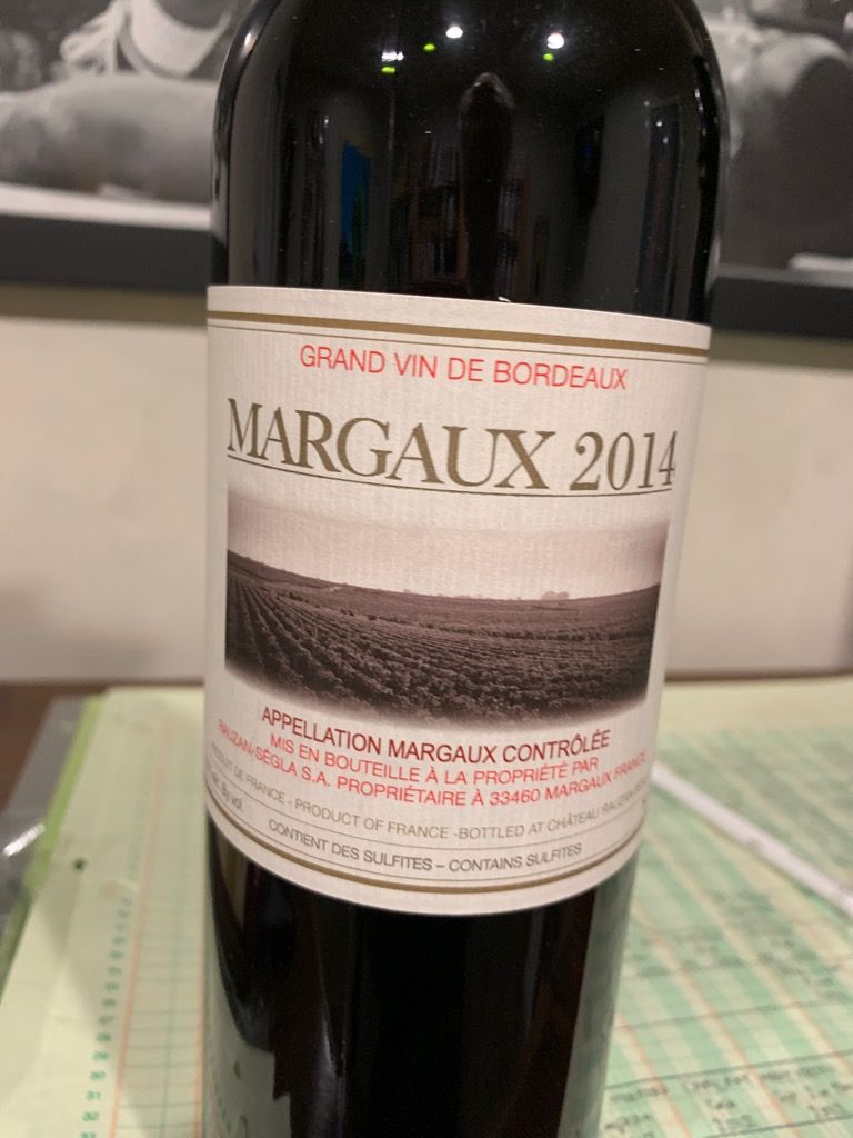 2019 Château Rauzan-Ségla Margaux de Rauzan-Ségla, France, Bordeaux ...