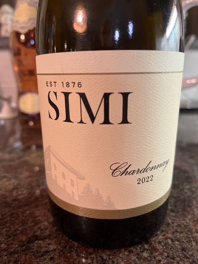 1998 Simi Chardonnay, USA, California, Sonoma County, Sonoma Coast ...